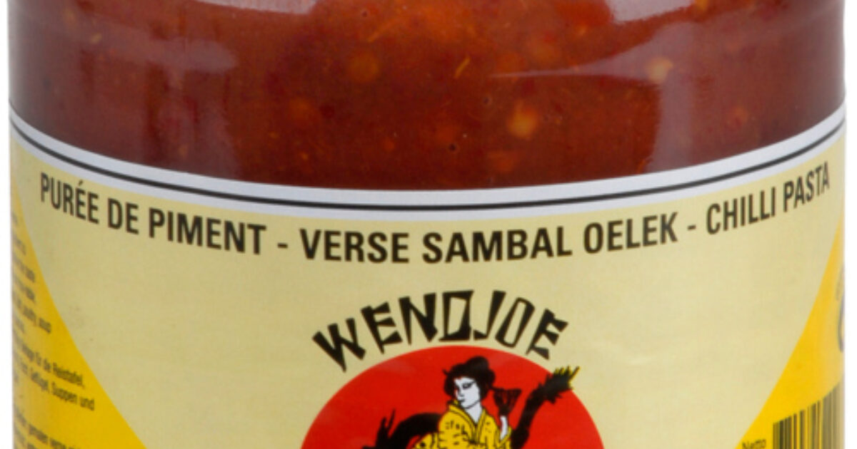 Wendjoe Verse Sambal Oelek 725g | Online Supermarkt | Butlon