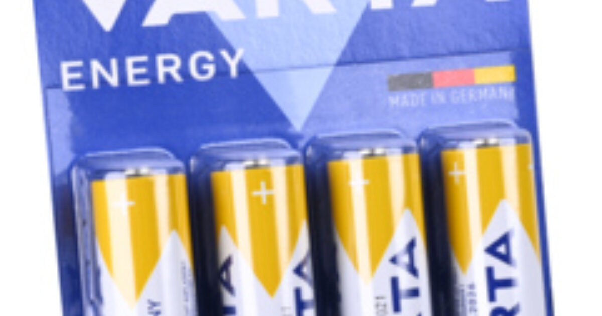 Varta Batterij AA Energy 4st | Online Supermarkt | Butlon